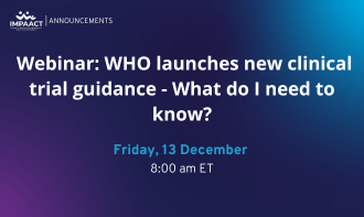 Webinar: WHO launches new clinical trial guidance - What do I need to ...